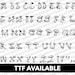 Mushroom Font SVG, Mushroom Font for Cricut, Plant Font SVG, PNG, Jpg ...