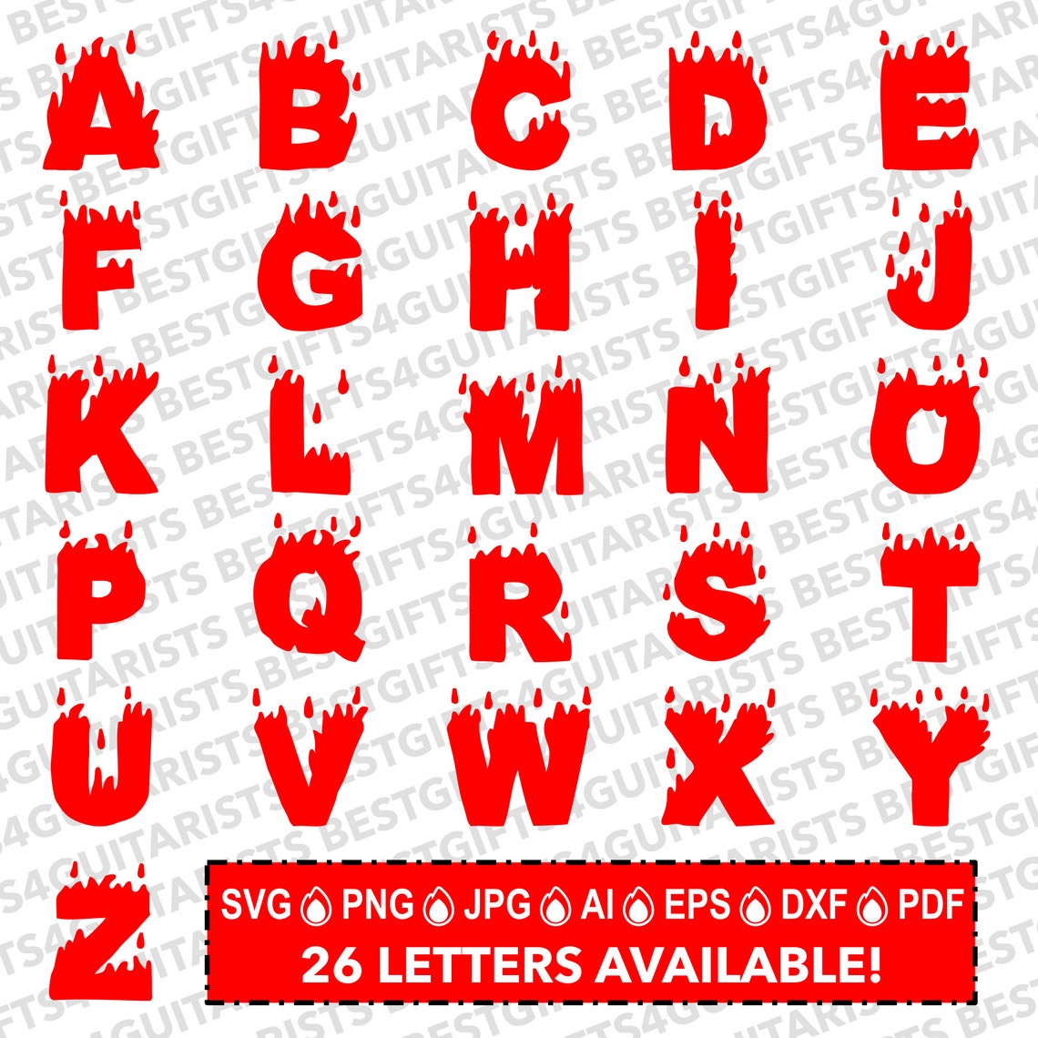 Fire Letters and Numbers SVG Fire Alphabet Flame Font SVG - Etsy