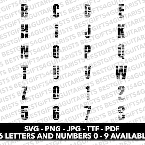 Distressed Worn Font SVG, Distressed Font for Cricut, Distressed Font ...