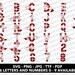 Blood Font SVG, Blood Alphabet SVG, Horror Font for Cricut Svg, Ttf ...