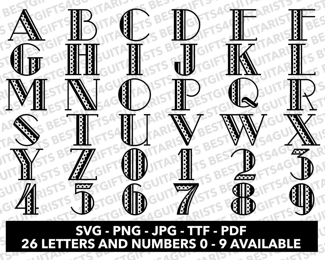 Retro Tribal Font SVG, Tribal Font for Cricut, Retro Tribal Font SVG ...