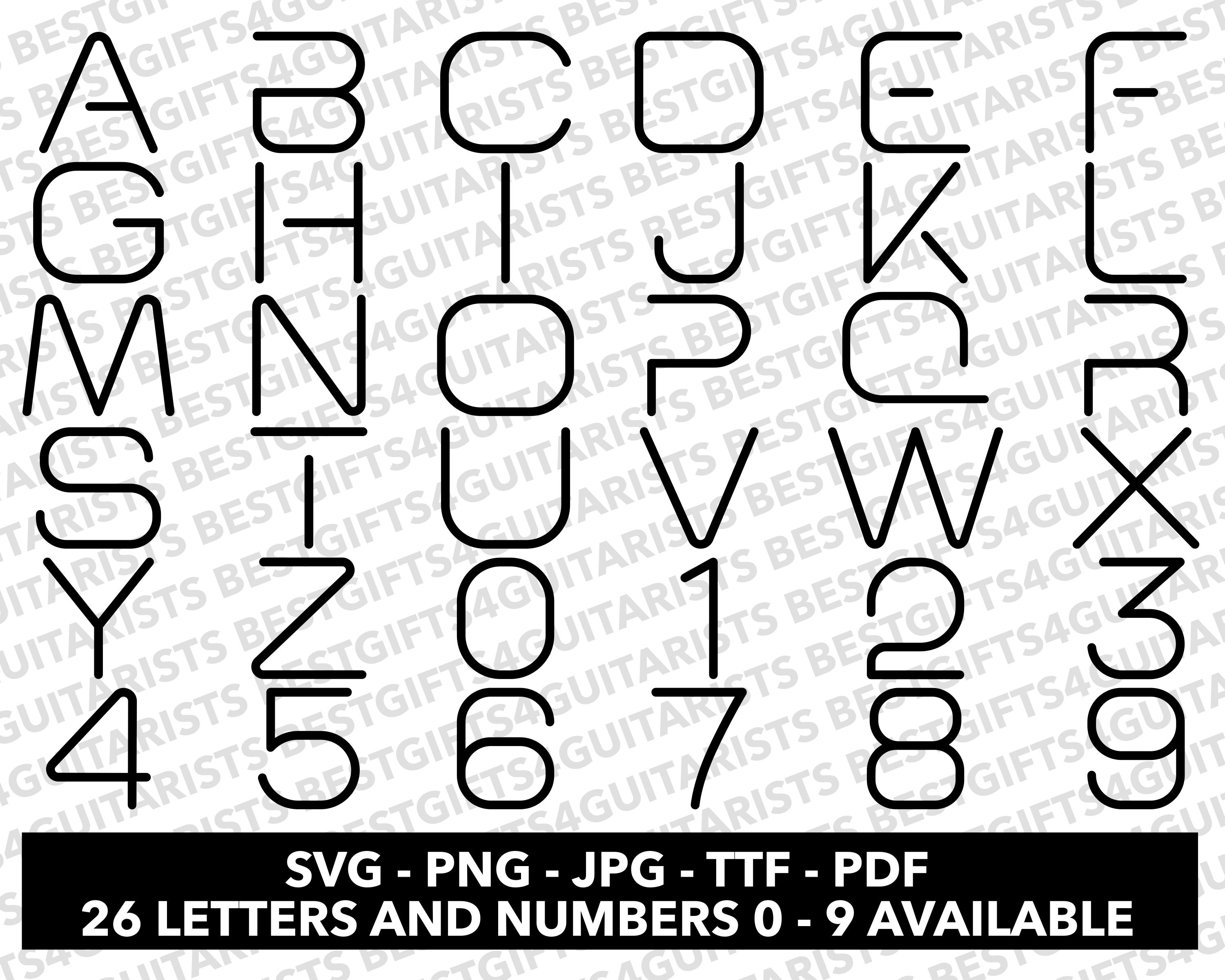Broken Line Font SVG, Broken Line 2 Font, Broken Line Letters Svg, Png ...