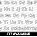 Pixel Font SVG, Pixel Font for Cricut, Pixel Font SVG, PNG, Jpg, Ttf ...