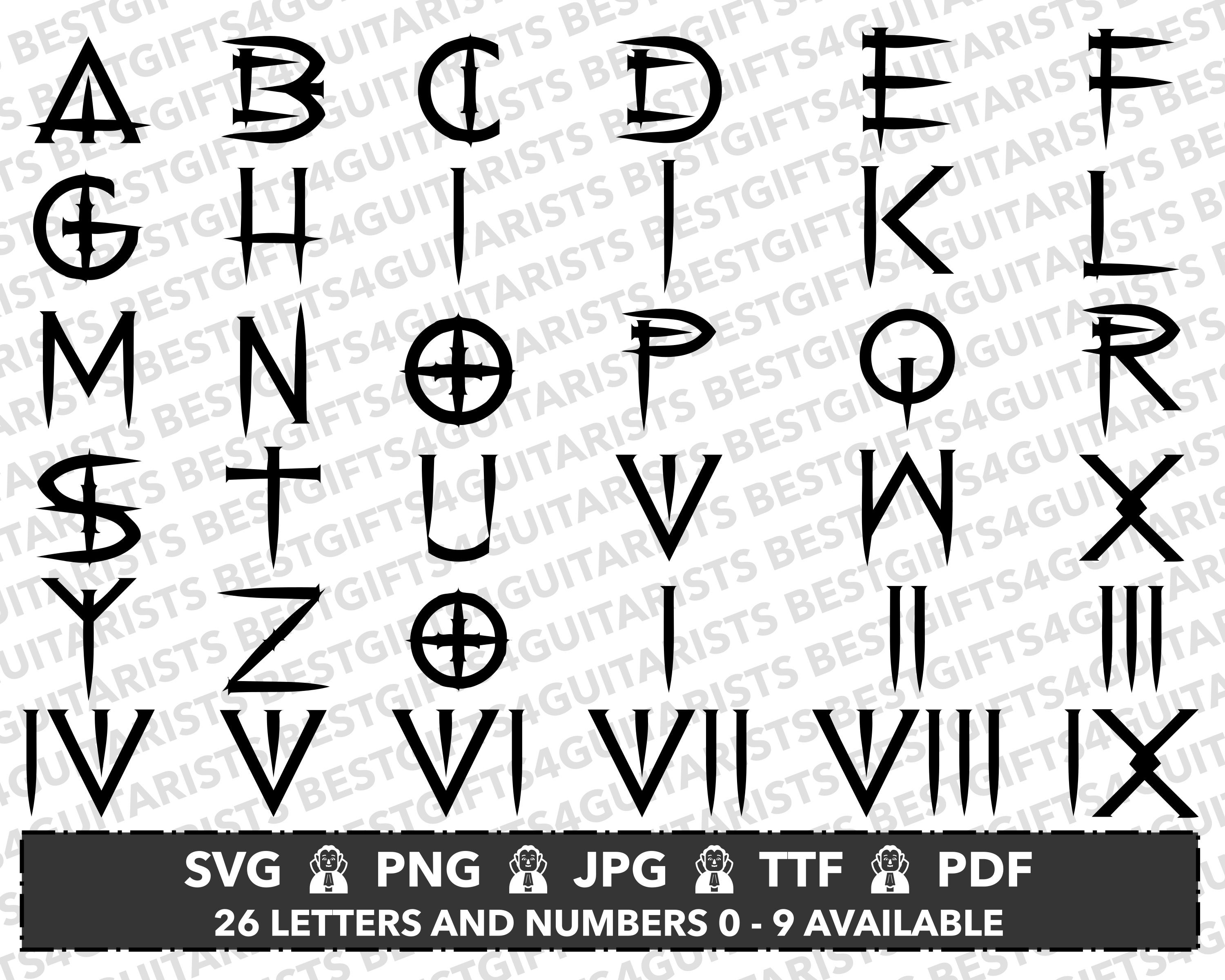 Vampire Hunter Font SVG, Vampire Hunter Font TTF, Vampire Hunter ...
