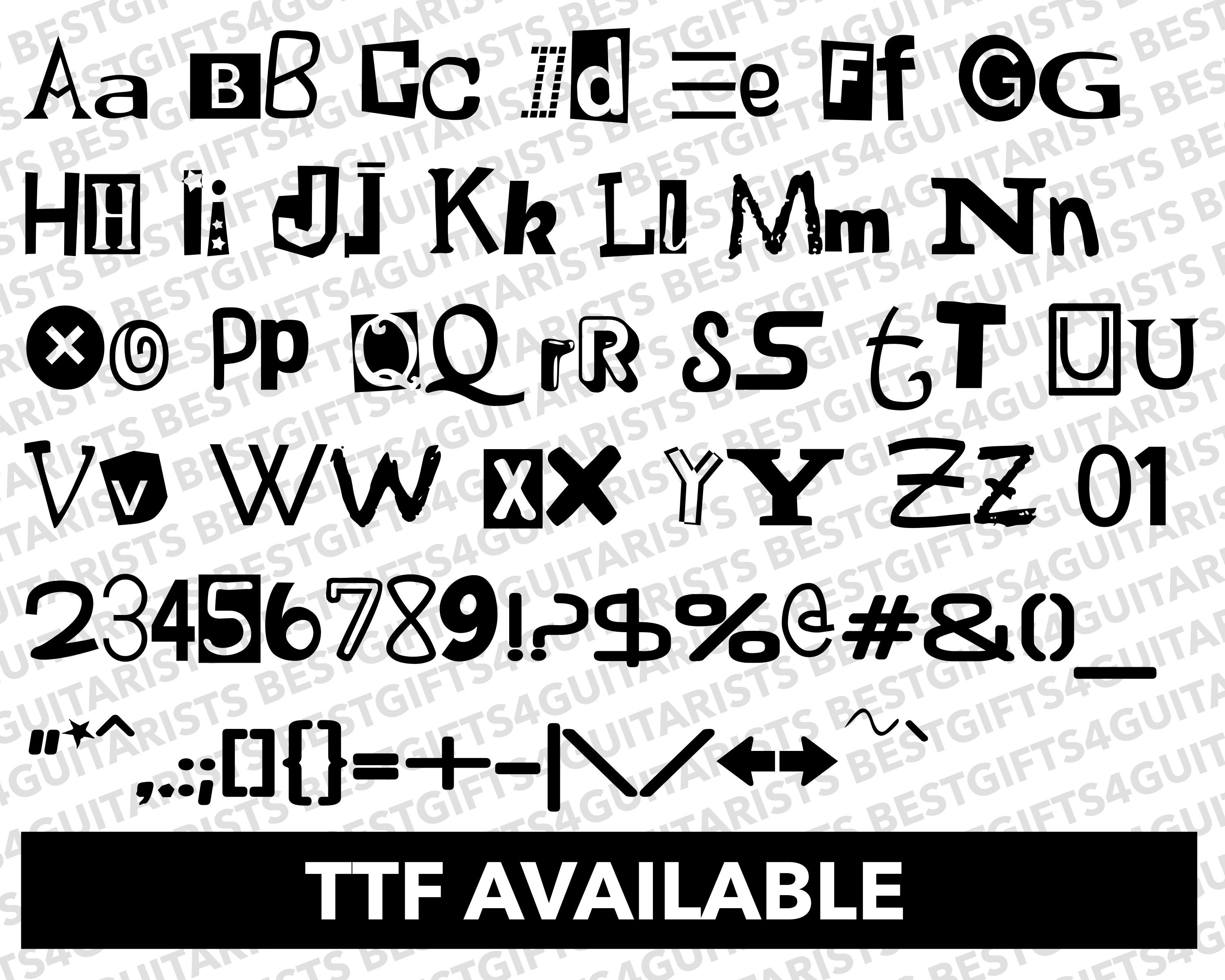 Ransom Font Generator