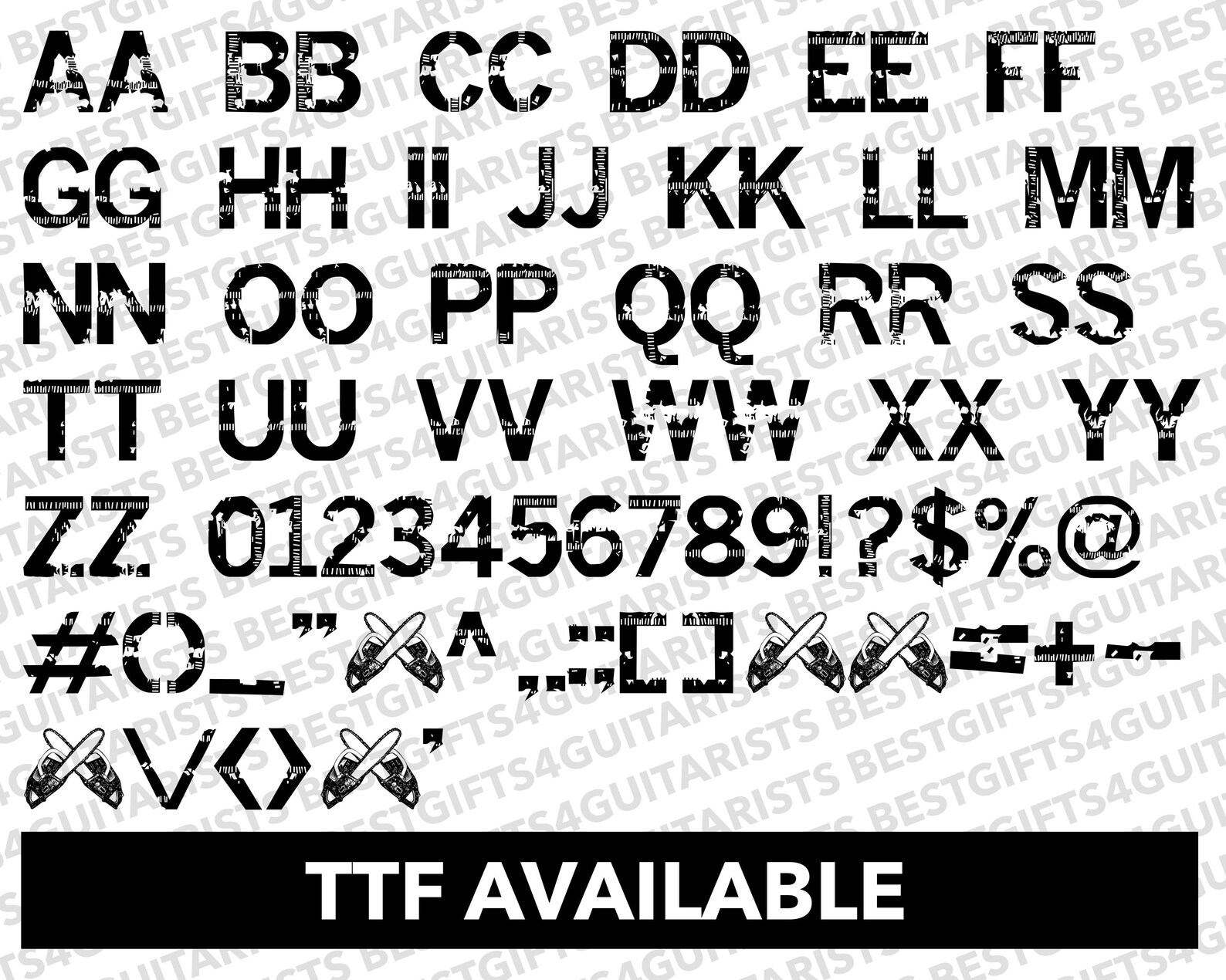 Distressed Font SVG, Distressed Font, Distressed Letters Svg, Png, Jpg ...