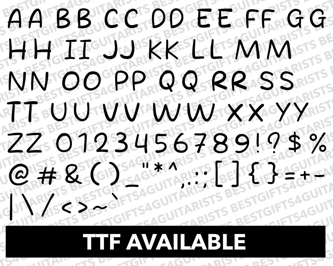 Storybook Crayon Font SVG, Storybook Font for Cricut, Storybook Font ...