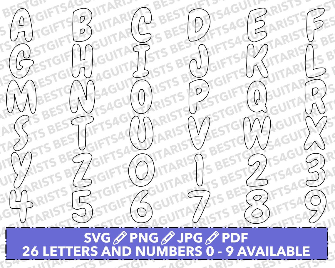 Crayon Font SVG, Crayon Font TTF, Crayon Alphabet Svg, Png, Jpg, Ttf ...