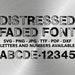 Distressed Faded Font SVG, Distressed Font for Cricut, Distressed Font ...