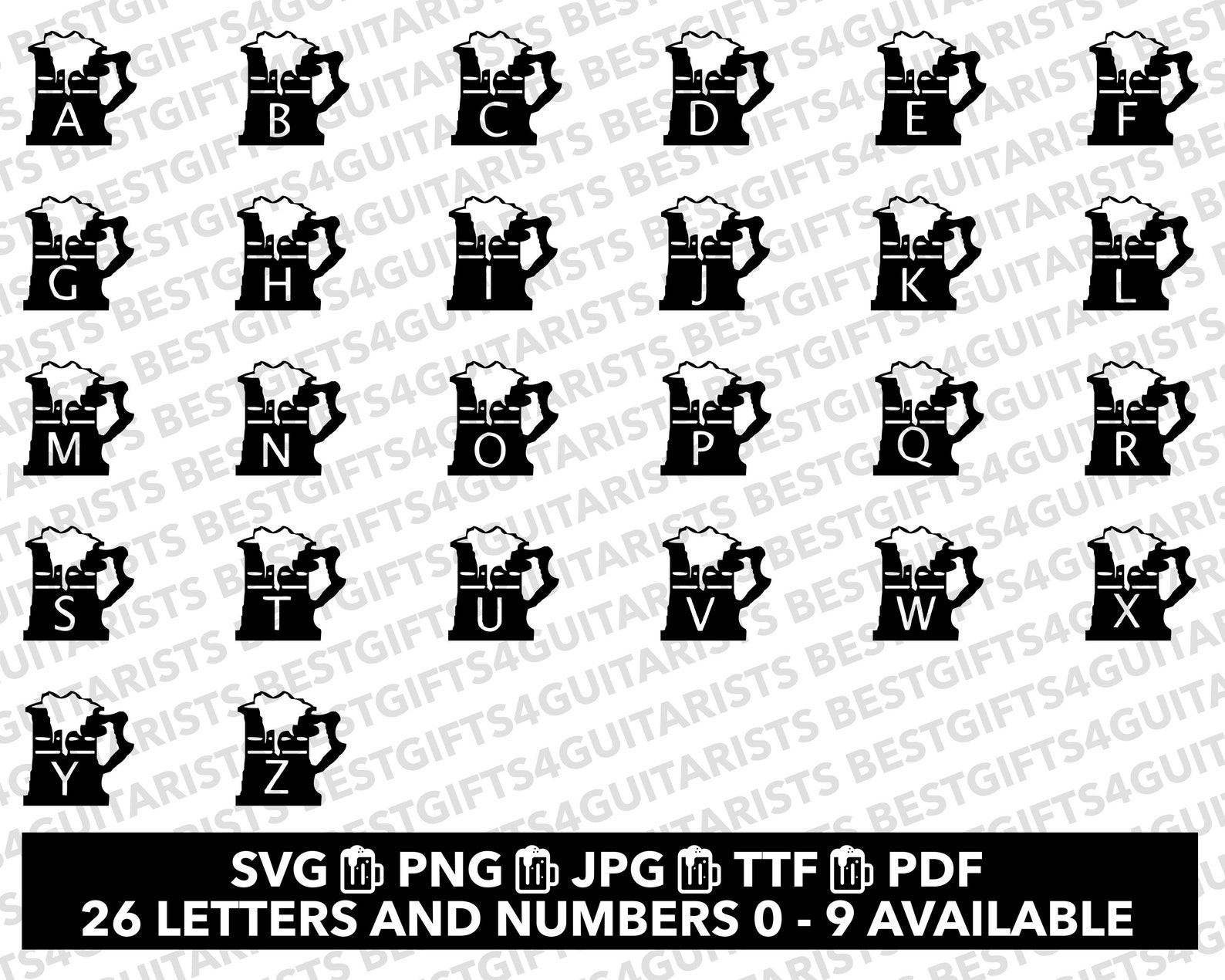 Beer Font SVG, Beer Font for Cricut, Alcohol Font SVG, PNG, Jpg, Ttf ...