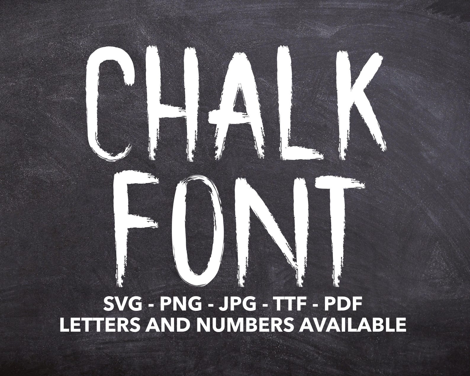 Chalk Font SVG, Chalk Font for Cricut, Chalk Font SVG, PNG, Jpg, Ttf ...