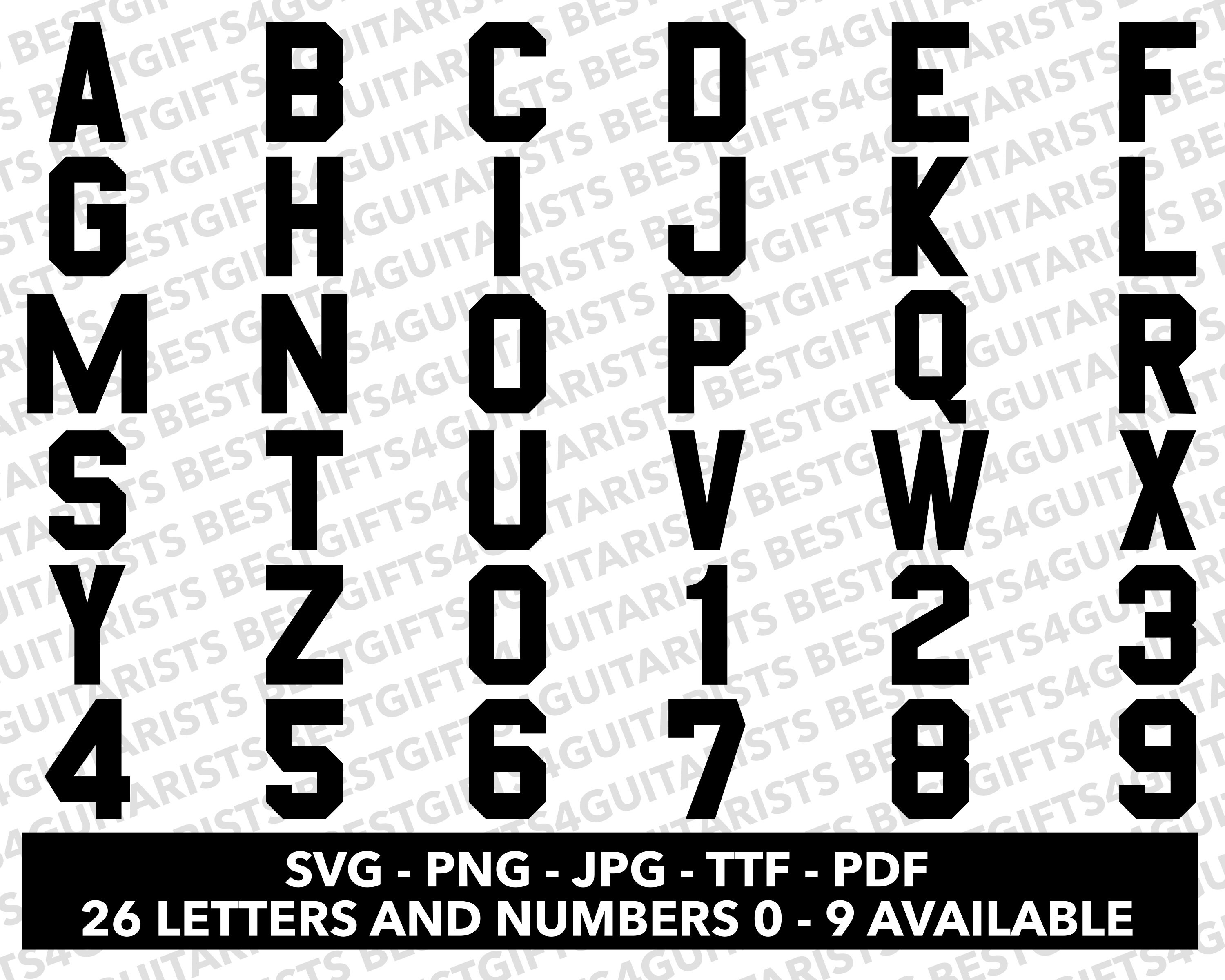Varsity Font SVG, Varsity Athletic Font, Varsity Font SVG, PNG, Jpg ...
