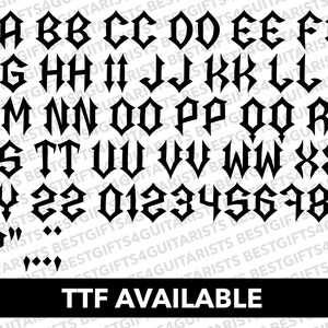 Gamer Font SVG, Horror Font for Cricut, Gamer Font SVG, PNG, Jpg, Ttf ...