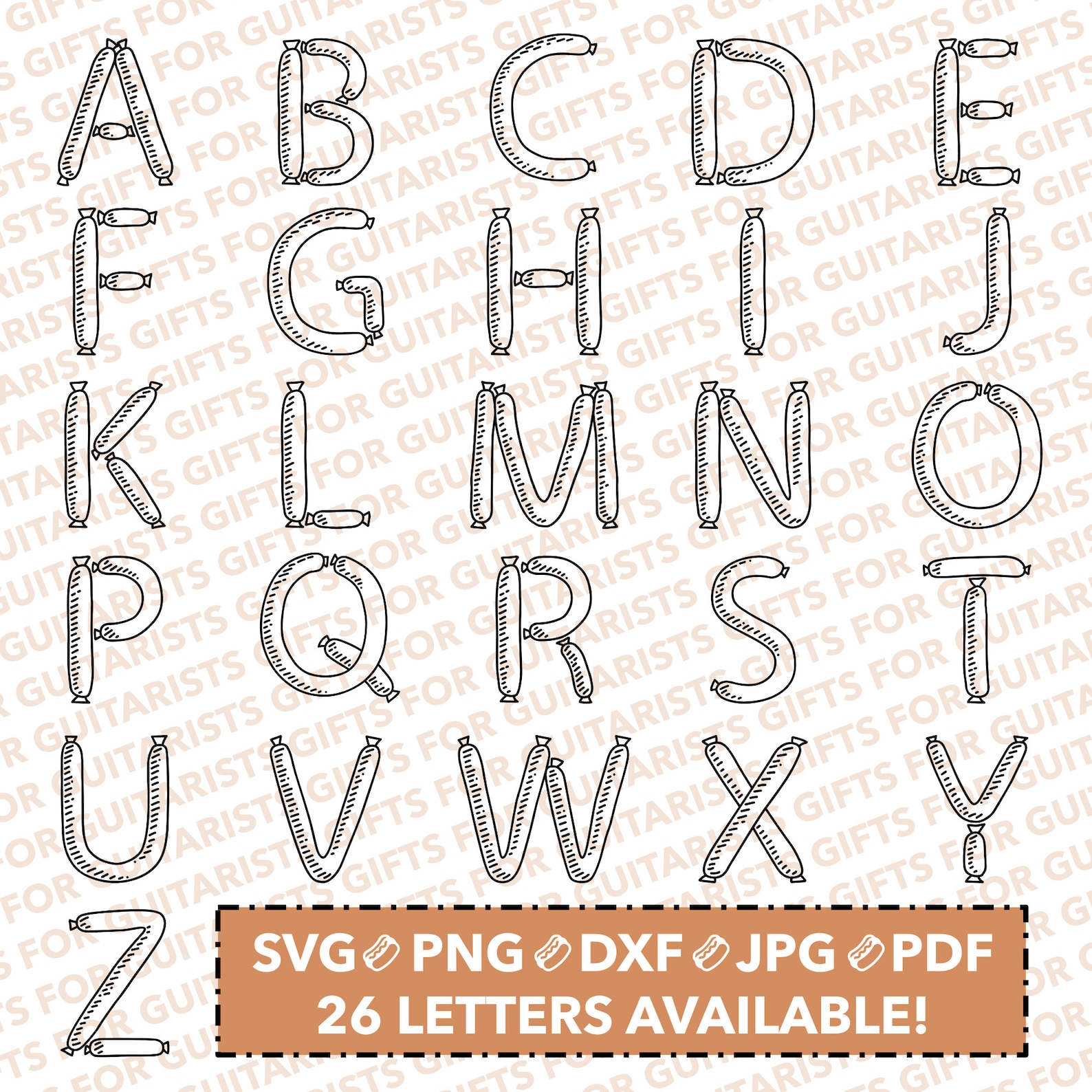 Hot Dog Font SVG Hot Dog Font PNG Hot Dog Font Clip Art Hot Dog ...