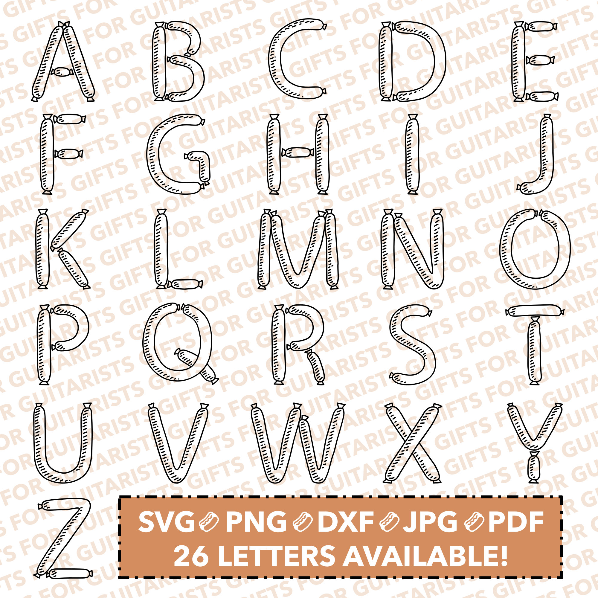 Hot Dog Font SVG Hot Dog Font PNG Hot Dog Font Clip Art Hot Dog ...