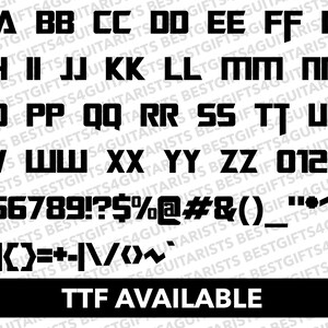 Transformer Robot Font SVG, Transformer Font for Cricut, Transformer ...