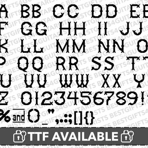 Barbed Wire Font SVG, Barbed Wire Font TTF, Barbed Wire Letters Svg ...