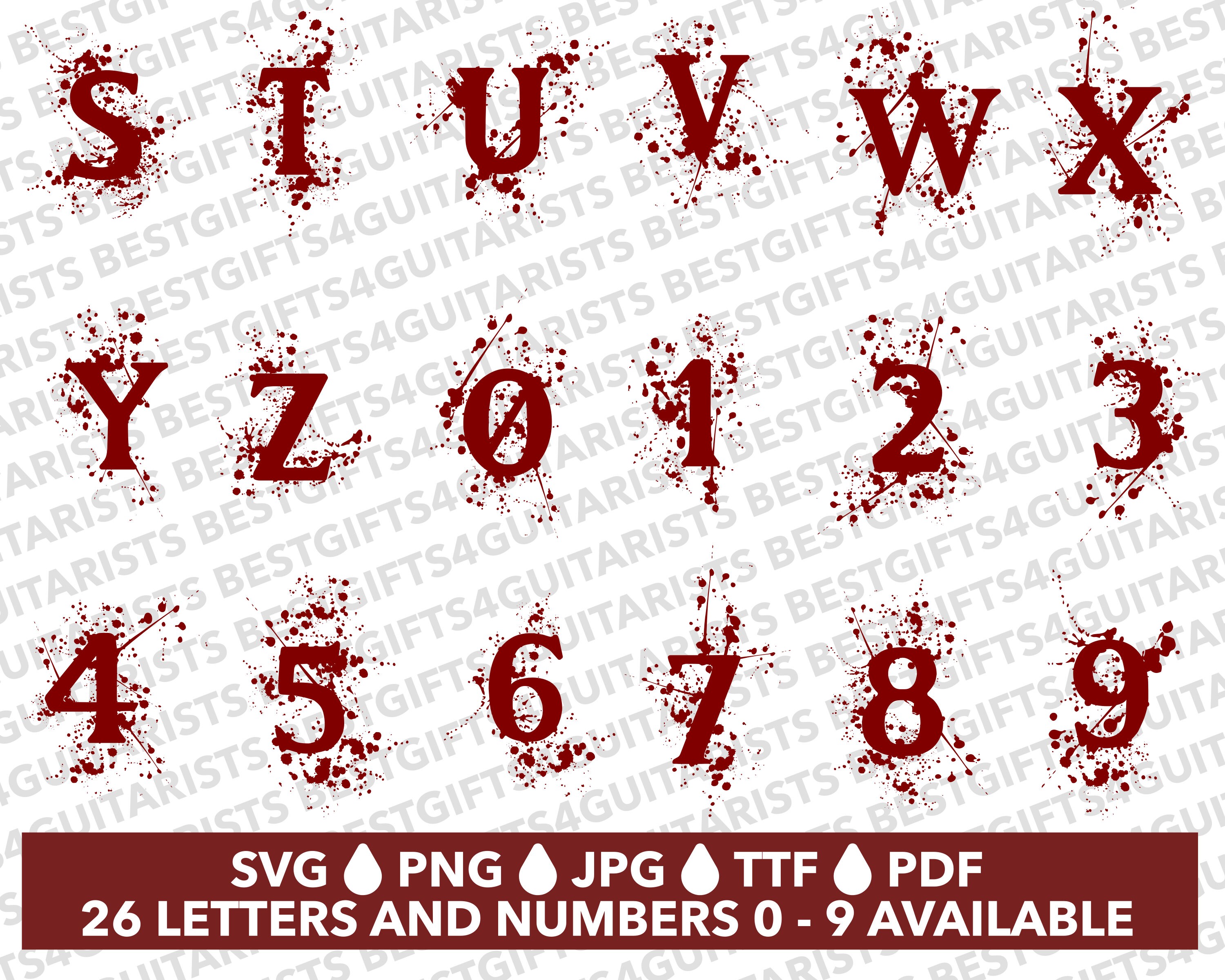 Bloody Serif Font SVG, Blood Font TTF, Bloody Svg, Png, Jpg, Ttf, Pdf ...