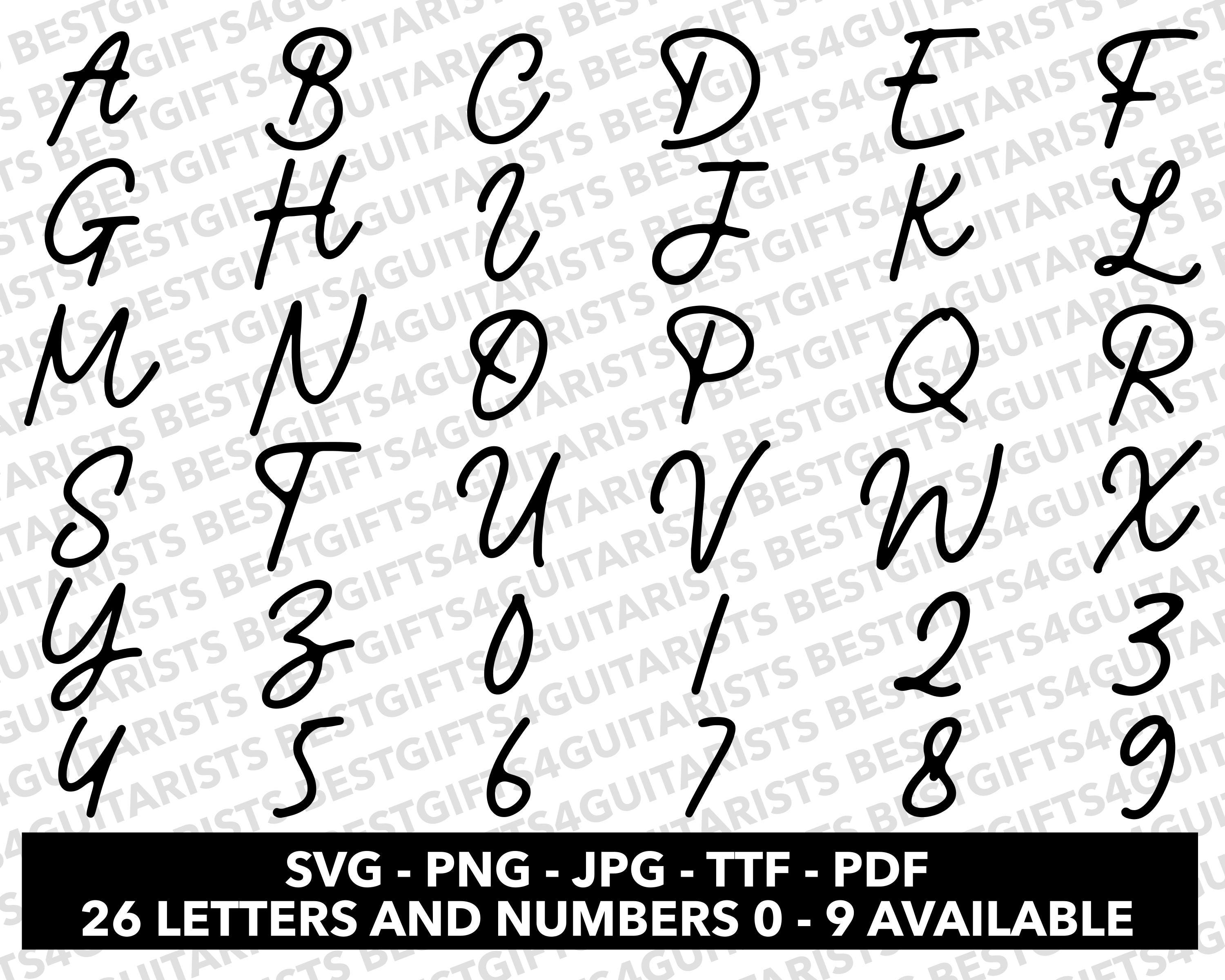 Handwritten Font SVG, Handwritten Font for Cricut, Handwritten Font SVG ...