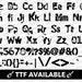 Guitar Font SVG, Guitar Font for Cricut, Band Font SVG, PNG, Jpg, Ttf ...