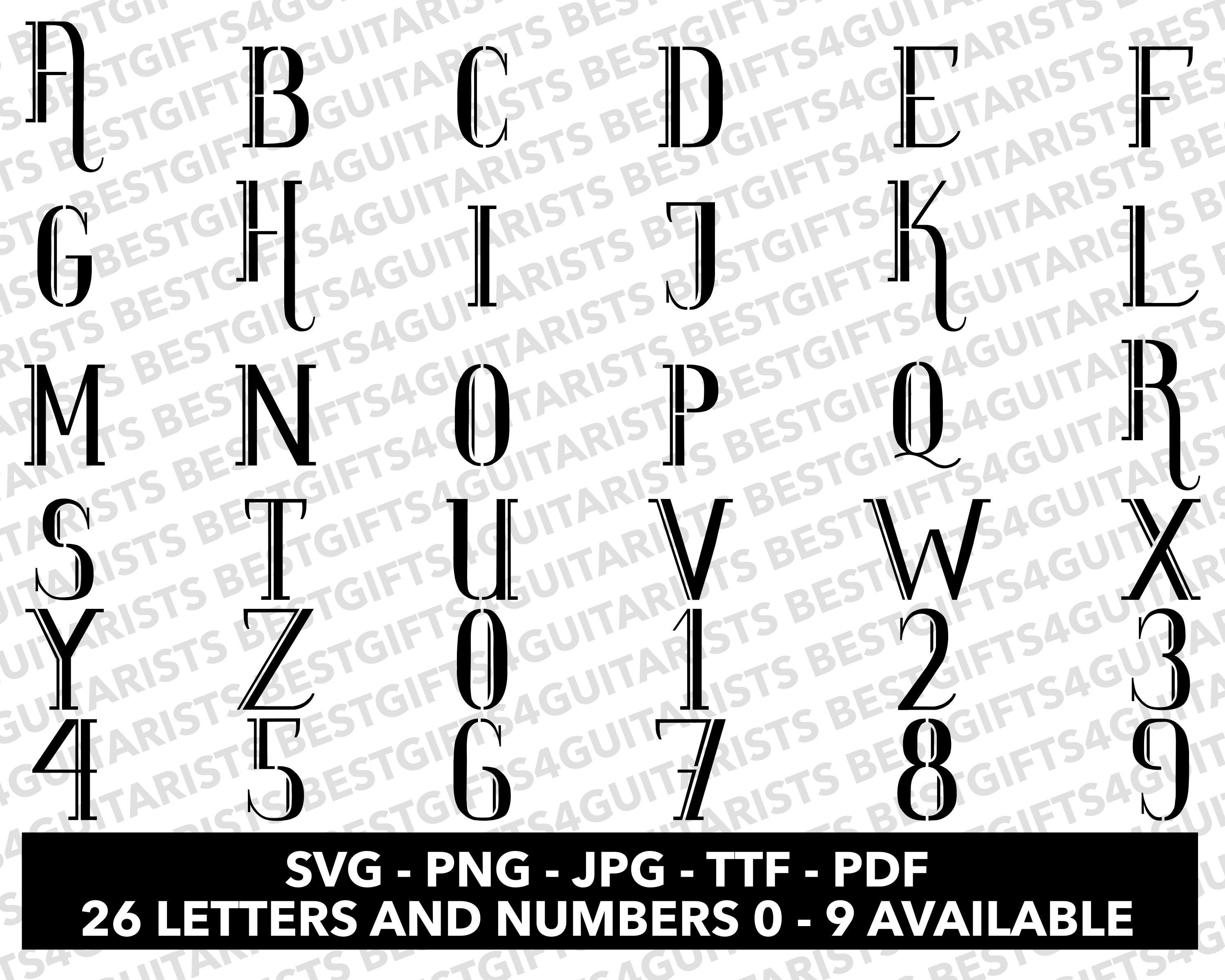 Fancy Line 2 Font SVG, Line Letters, Line Numbers, Distressed Letters ...