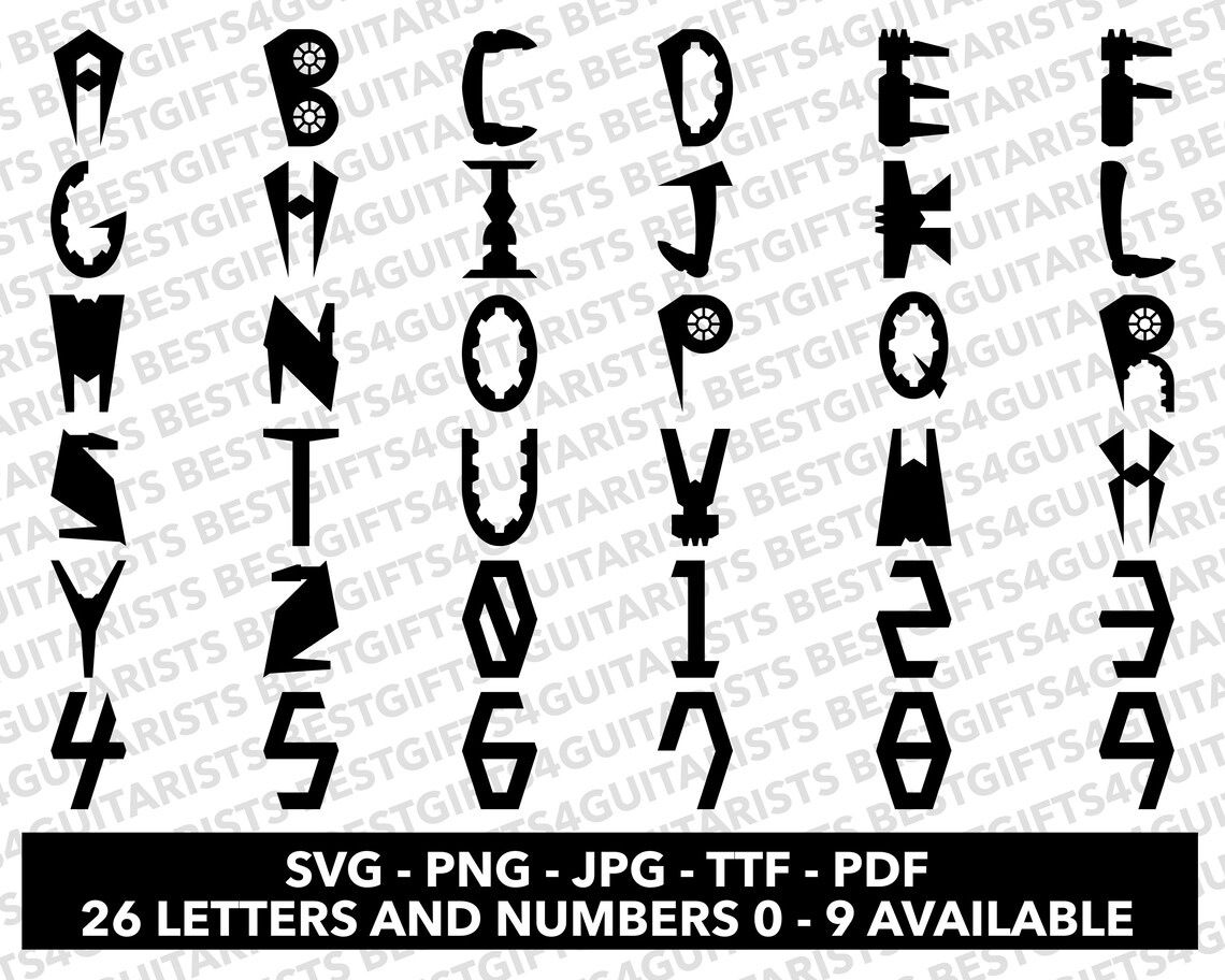 Steampunk Gear Font SVG, Steampunk Font for Cricut, Steampunk Font SVG ...