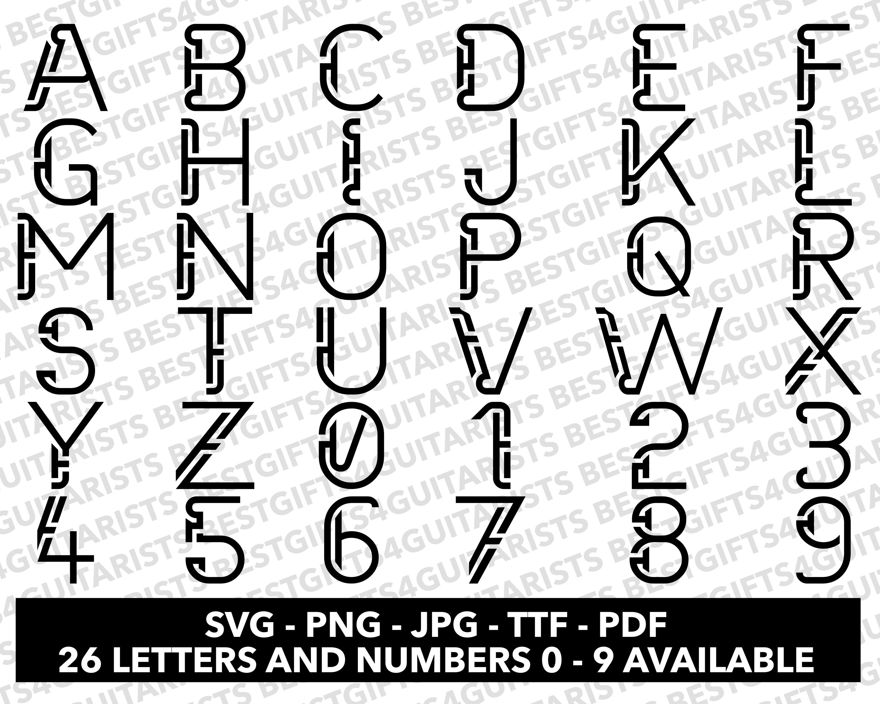 Cyberpunk Font SVG, Glitch Font for Cricut, Cyber Punk Font SVG, PNG ...