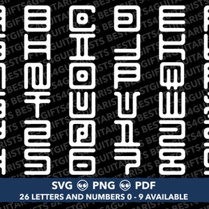 Alien Font SVG, Alien Font TTF, Alien Letters Svg, Png, Jpg, Ttf, Pdf ...