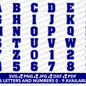 Water Font SVG, Water Letters PNG, Water Numbers Svg, Png, Jpg, Dxf ...