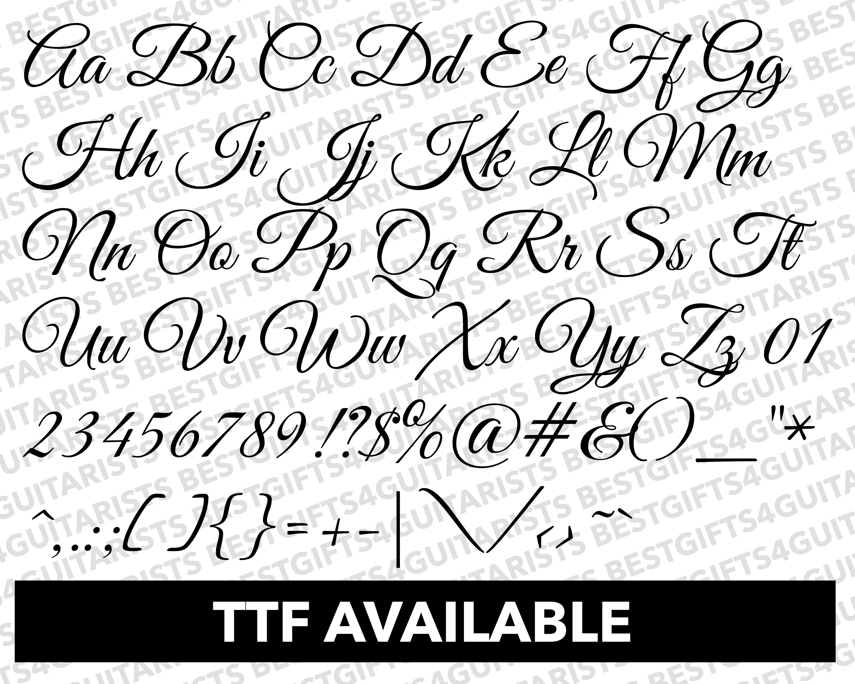 Fancy Signature Font SVG, Signature Letters Svg, Png, Jpg, Ttf, Pdf ...
