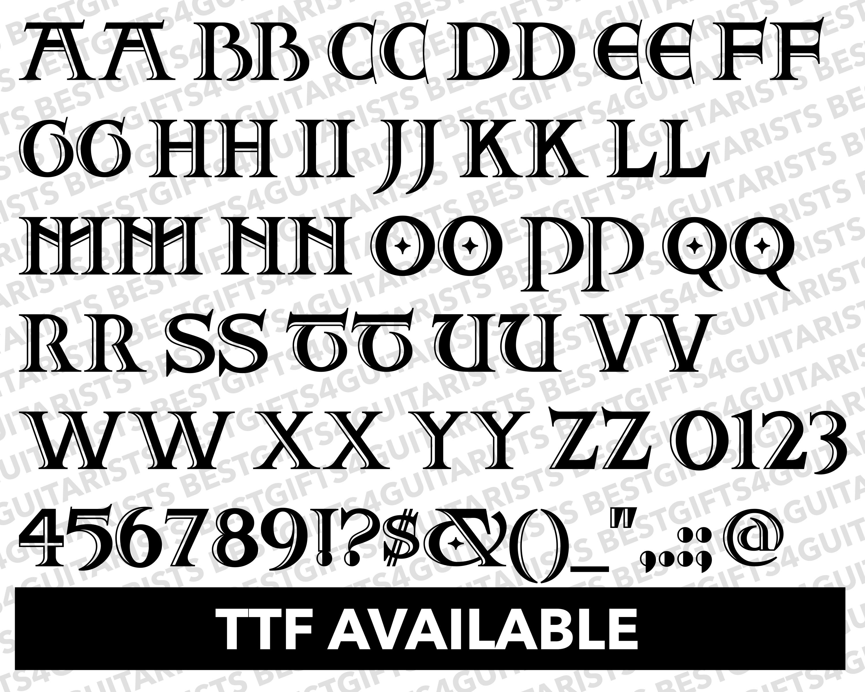 Gothic Old English Font SVG, Blackletter Font SVG, Gothic Font Svg, Png ...