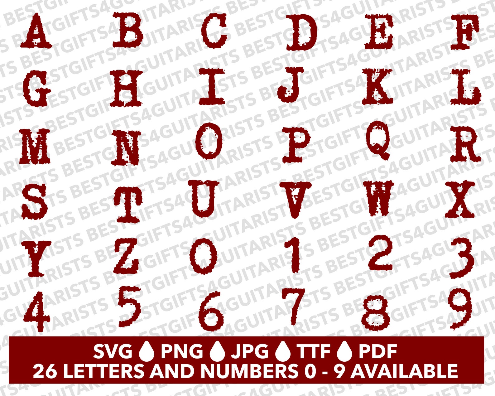 Bloody Typewriter Font SVG, Blood Font for Cricut, Blood Font SVG, PNG ...