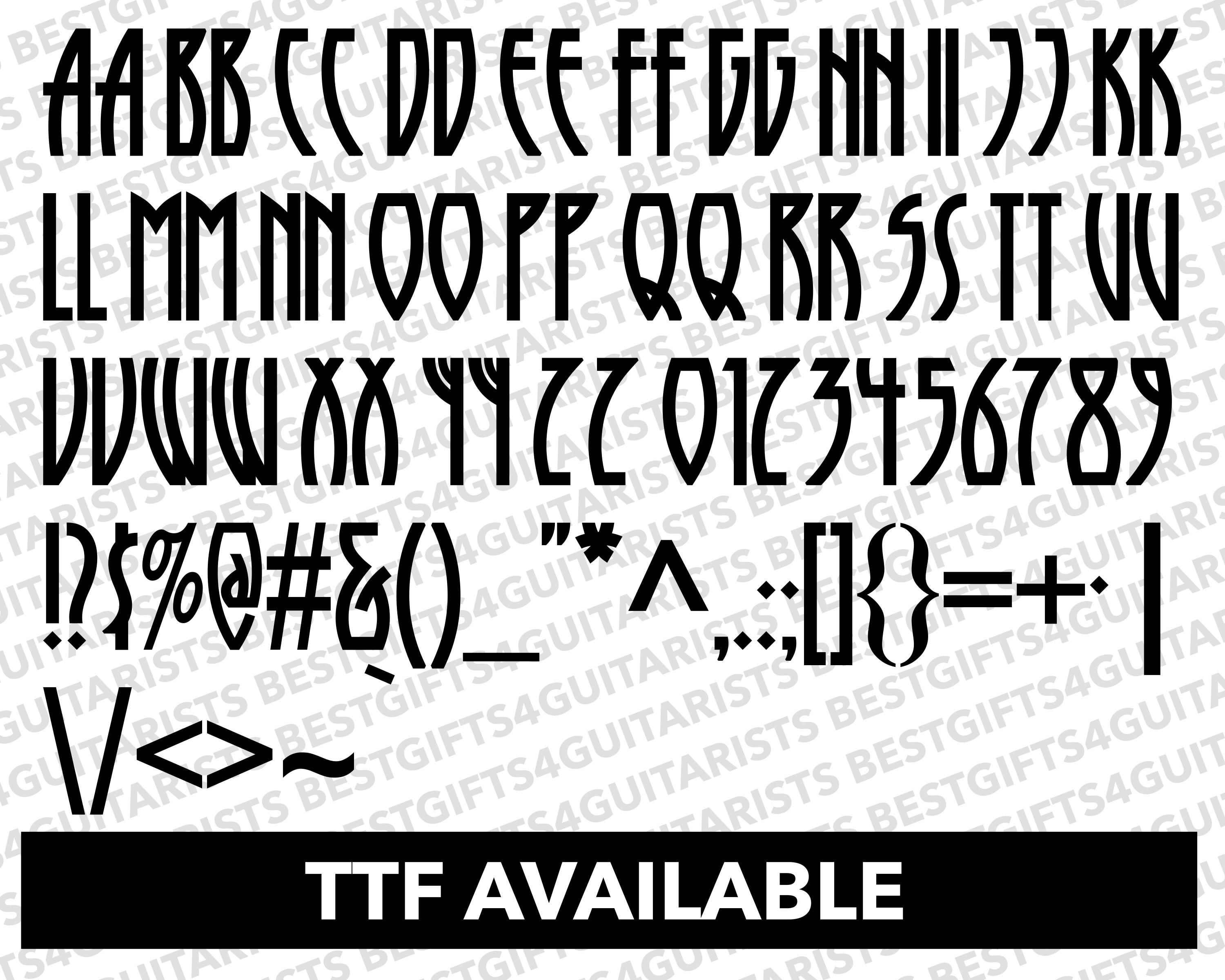 Runic Font SVG, Runic Font for Canva, Runic Font SVG, PNG, Jpg, Ttf ...