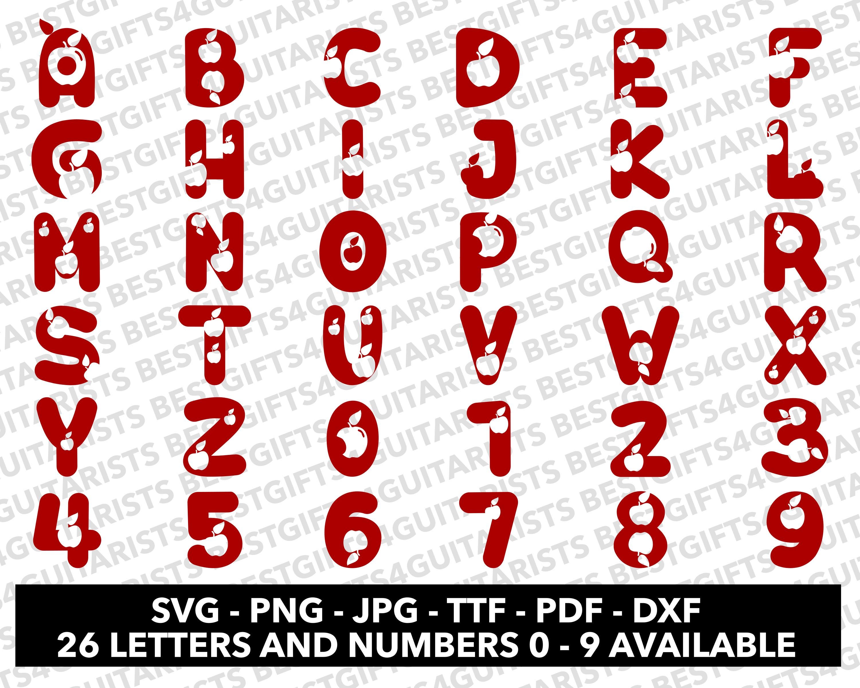 Apple Font SVG, Apple Font for Cricut, Apple Font for Canva, Apple ...