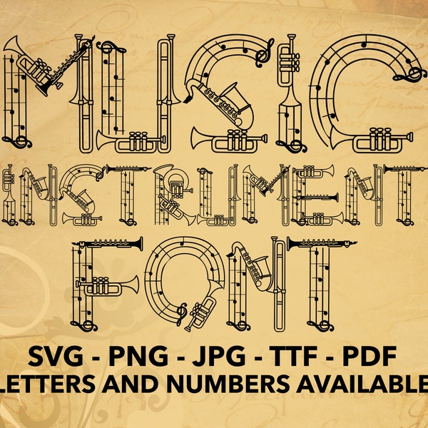 Music Instrument Art - Etsy