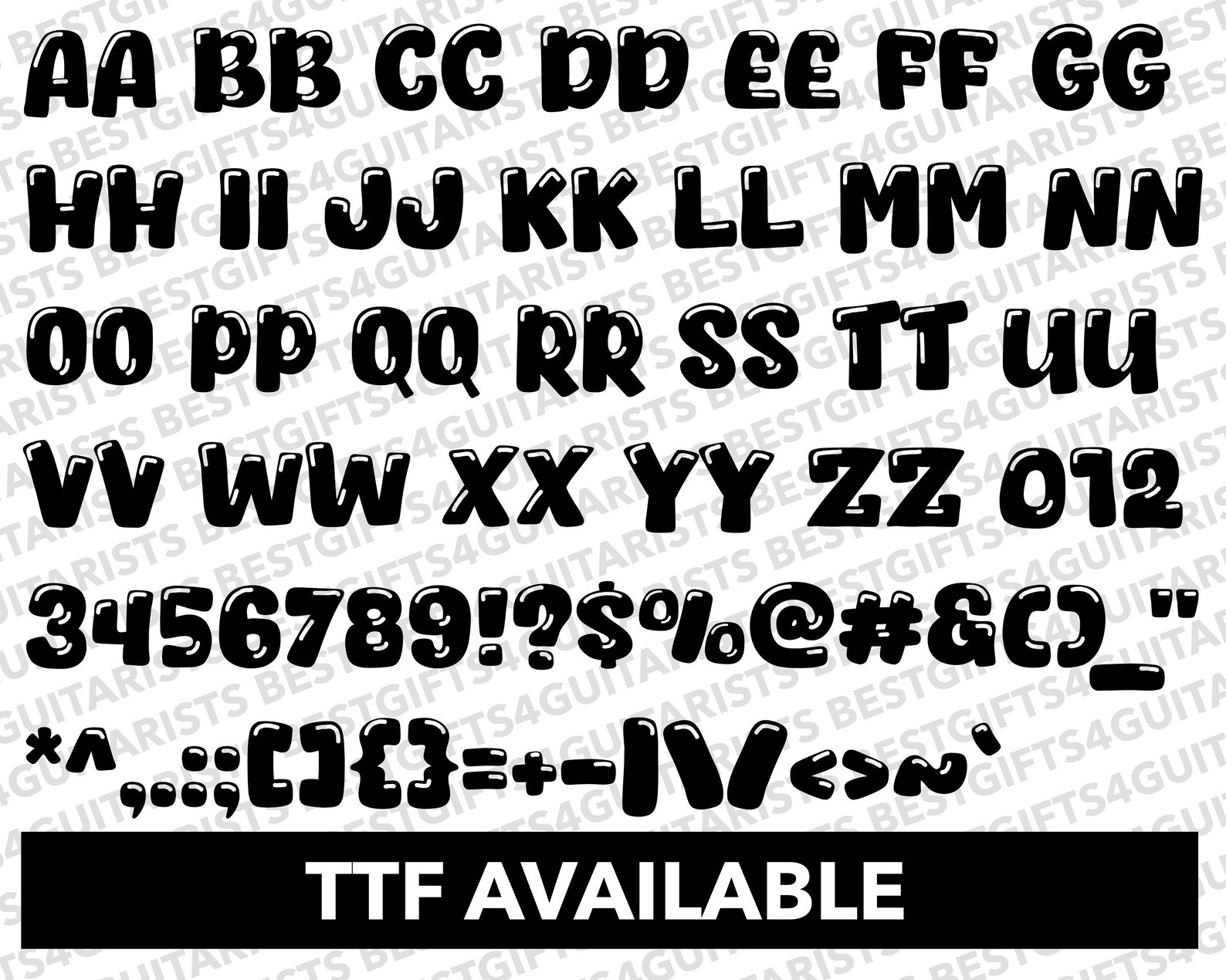 Bubble 3 Font SVG, Bubble Font for Cricut, Bubble Font SVG, PNG, Jpg ...