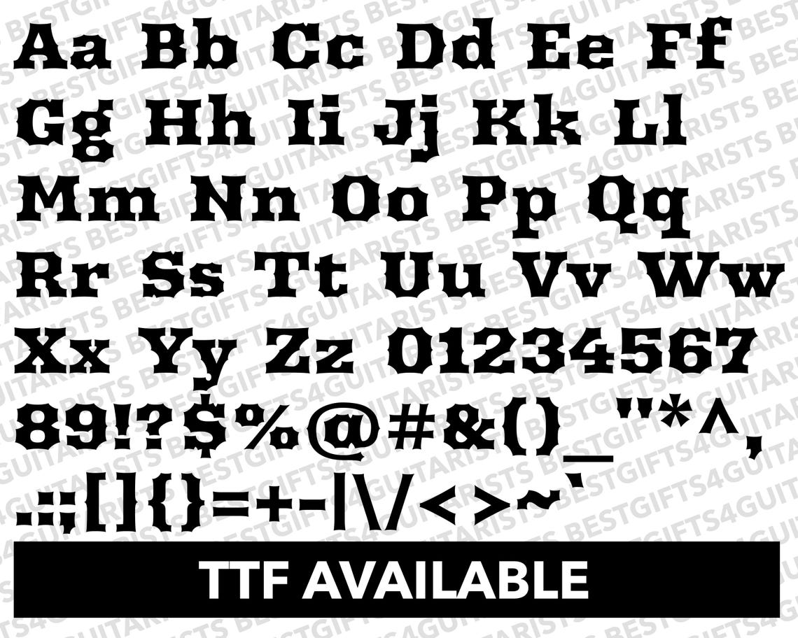 Cowboy Font SVG, Distressed Font for Cricut, Western Font SVG, PNG, Jpg ...