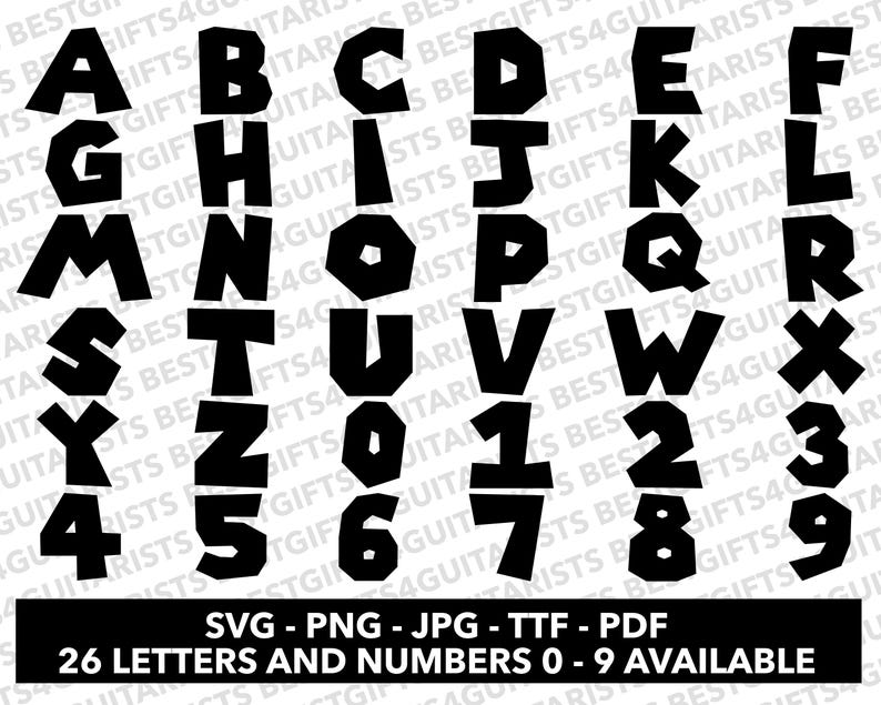 Supper Mario Font SVG, Supper Mario Font for Canva, Supper Mario Font ...