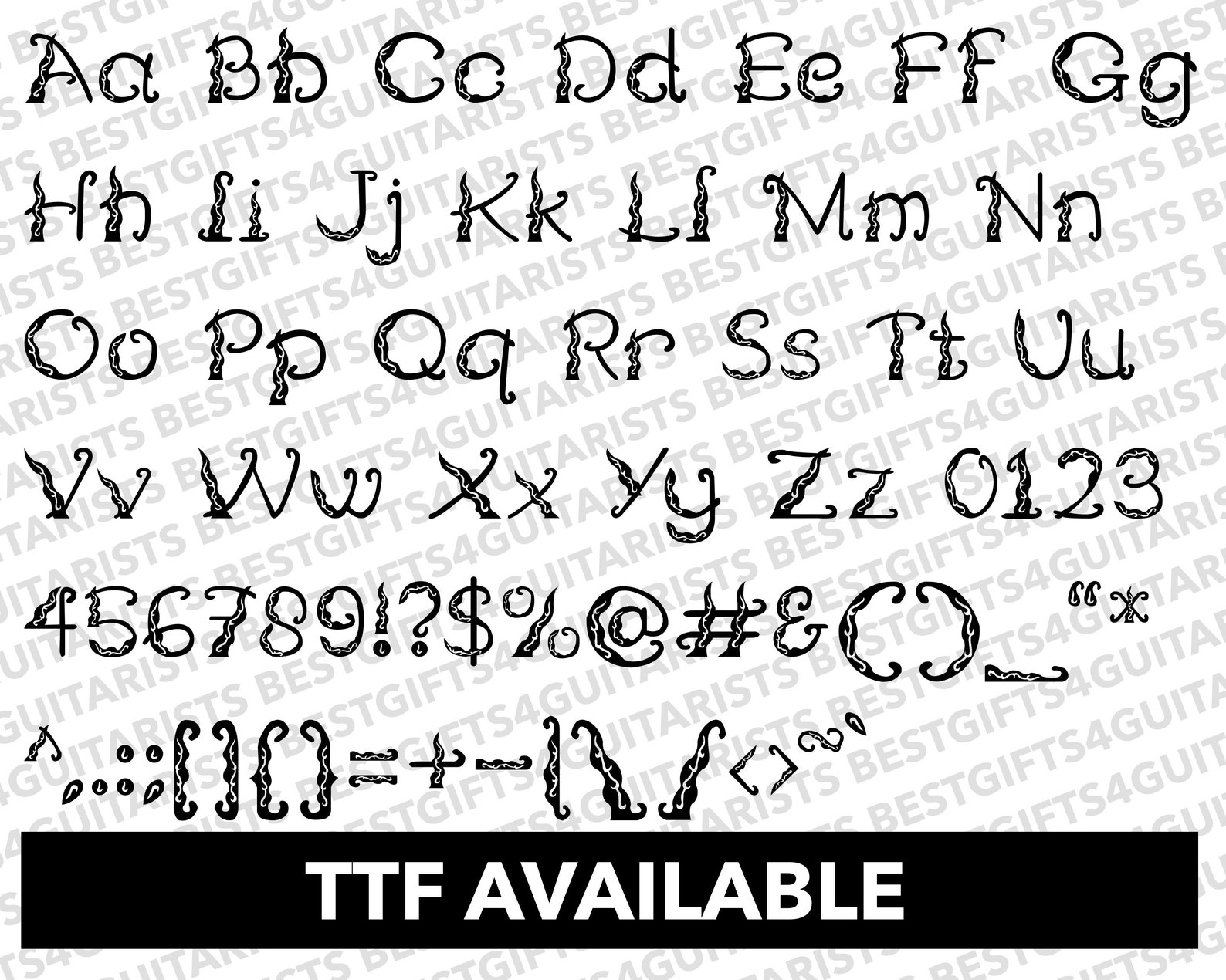 Mermaid Font SVG, Mermaid Font for Cricut, Mermaid Font SVG, PNG, Jpg ...