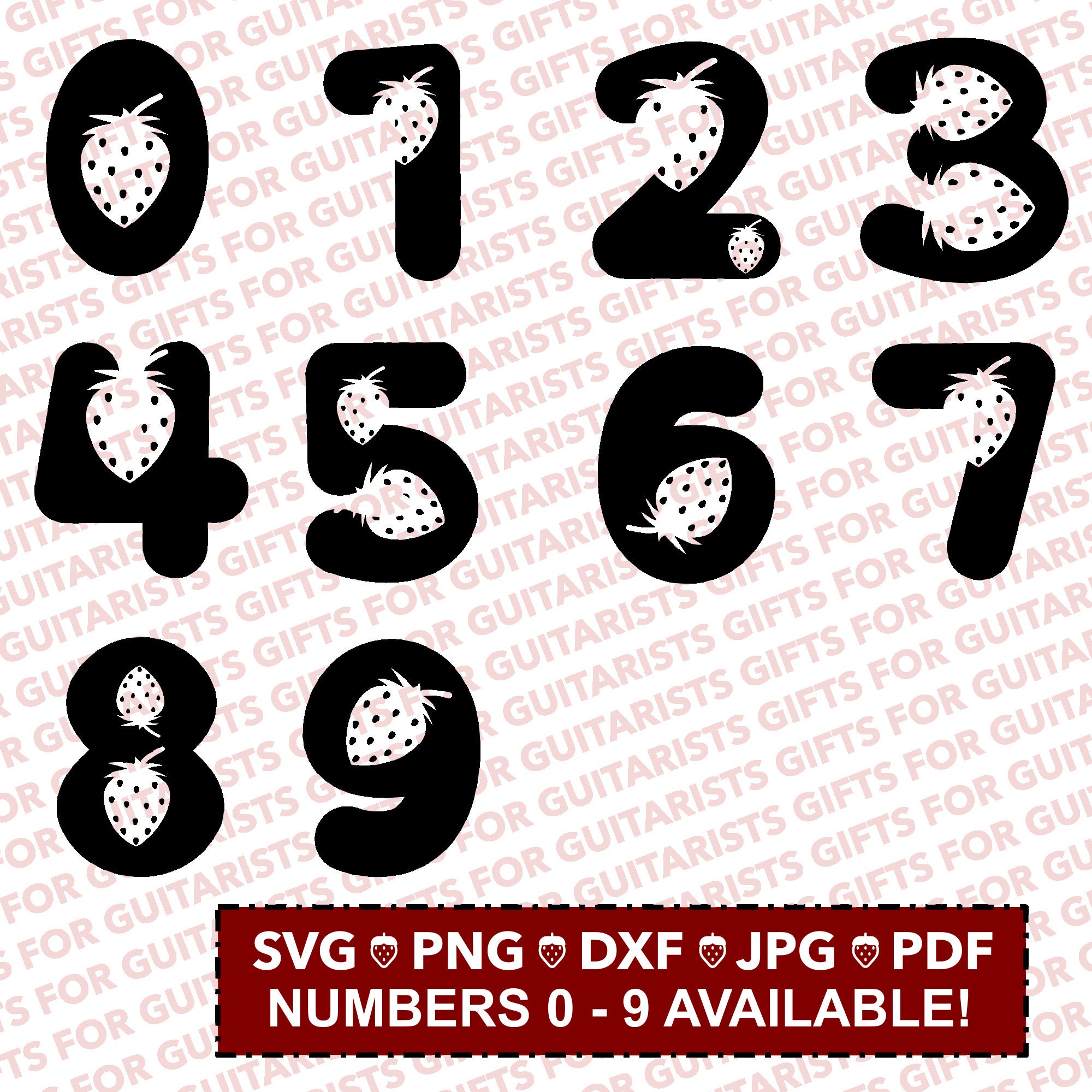 Strawberry Font SVG Strawberry Alphapack Fruit Font Clip Art Strawberry ...