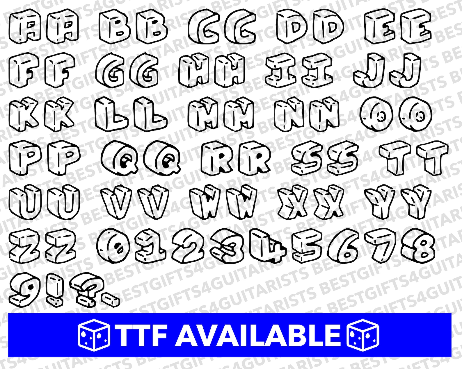 Ice Cube Font SVG, Ice Font for Cricut, Ice Font SVG, PNG, Jpg, Ttf ...