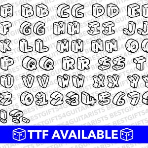 Ice Cube Font SVG, Ice Font for Cricut, Ice Font SVG, PNG, Jpg, Ttf ...