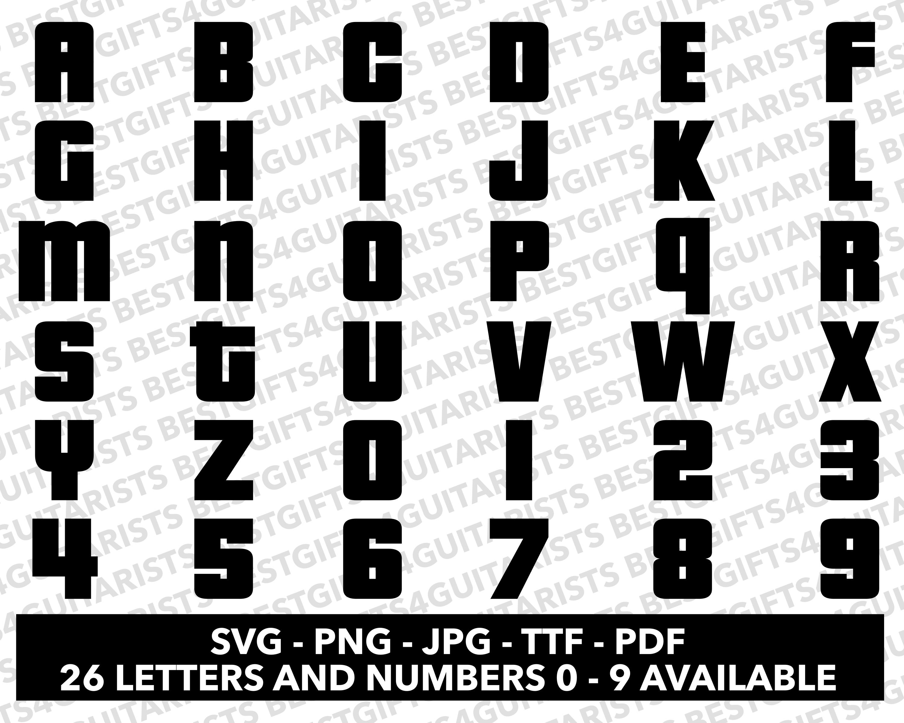 Block Gamer Font SVG, Gamer Font for Canva, Gamer Font SVG, PNG, Jpg ...