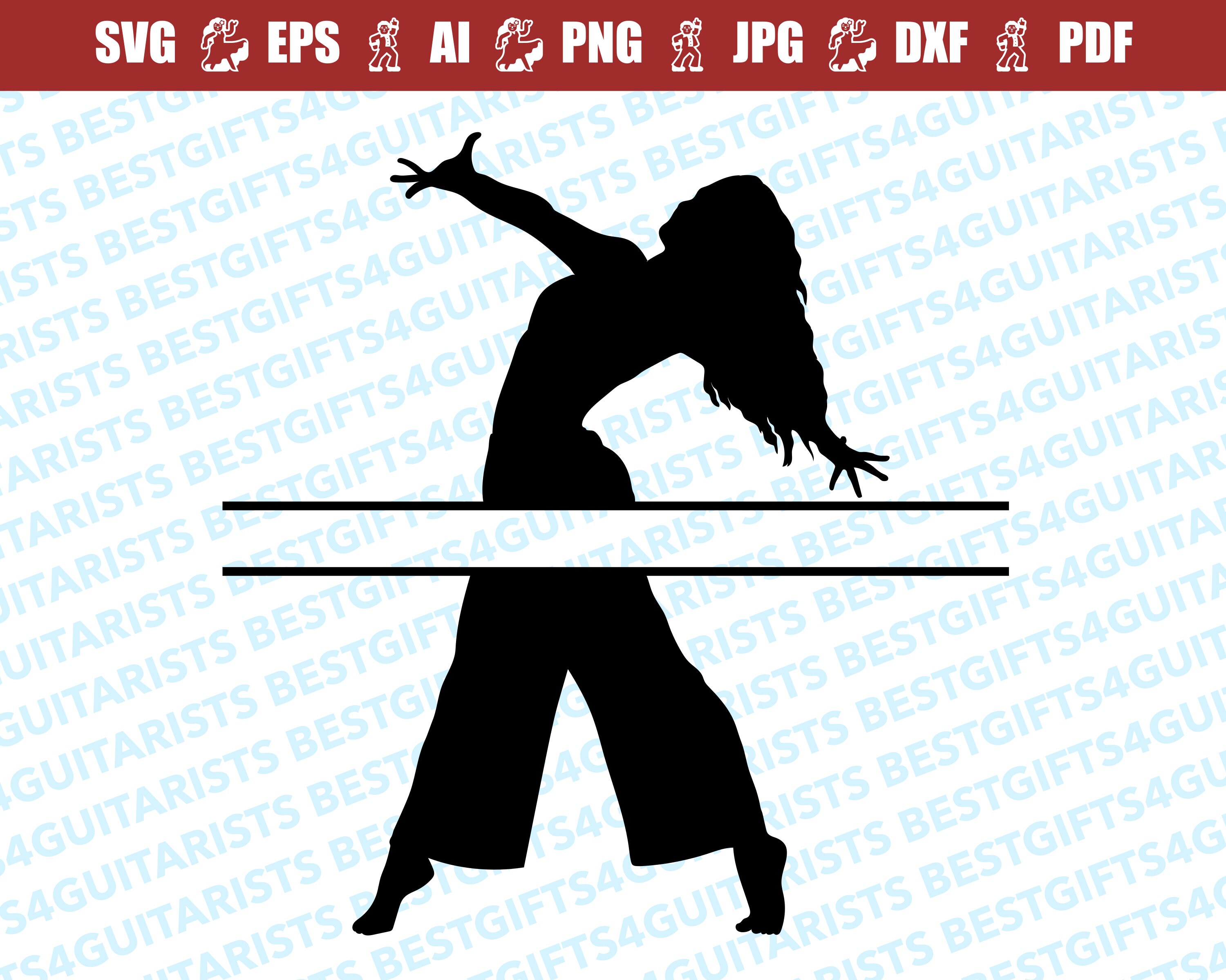 Dancer Monogram SVG, Dancer Monogram PNG, Dancer Svg, Eps, Ai, Dxf, Jpg ...