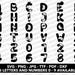 Banana Font SVG, Banana Font for Canva, Fruit Font Clip Art, Banana ...