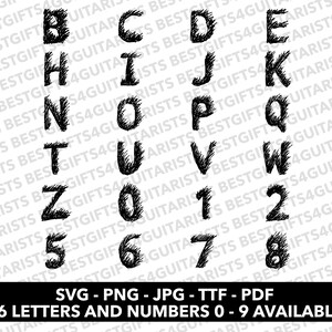 Hair Font SVG, Hair Font for Cricut, Hair Font SVG, PNG, Jpg, Ttf, Pdf ...