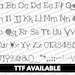 Knit and Sew Font SVG, Sewing Font for Canva, Knit Font SVG, PNG, Jpg ...