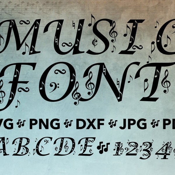 Music Note Wall Art - Etsy