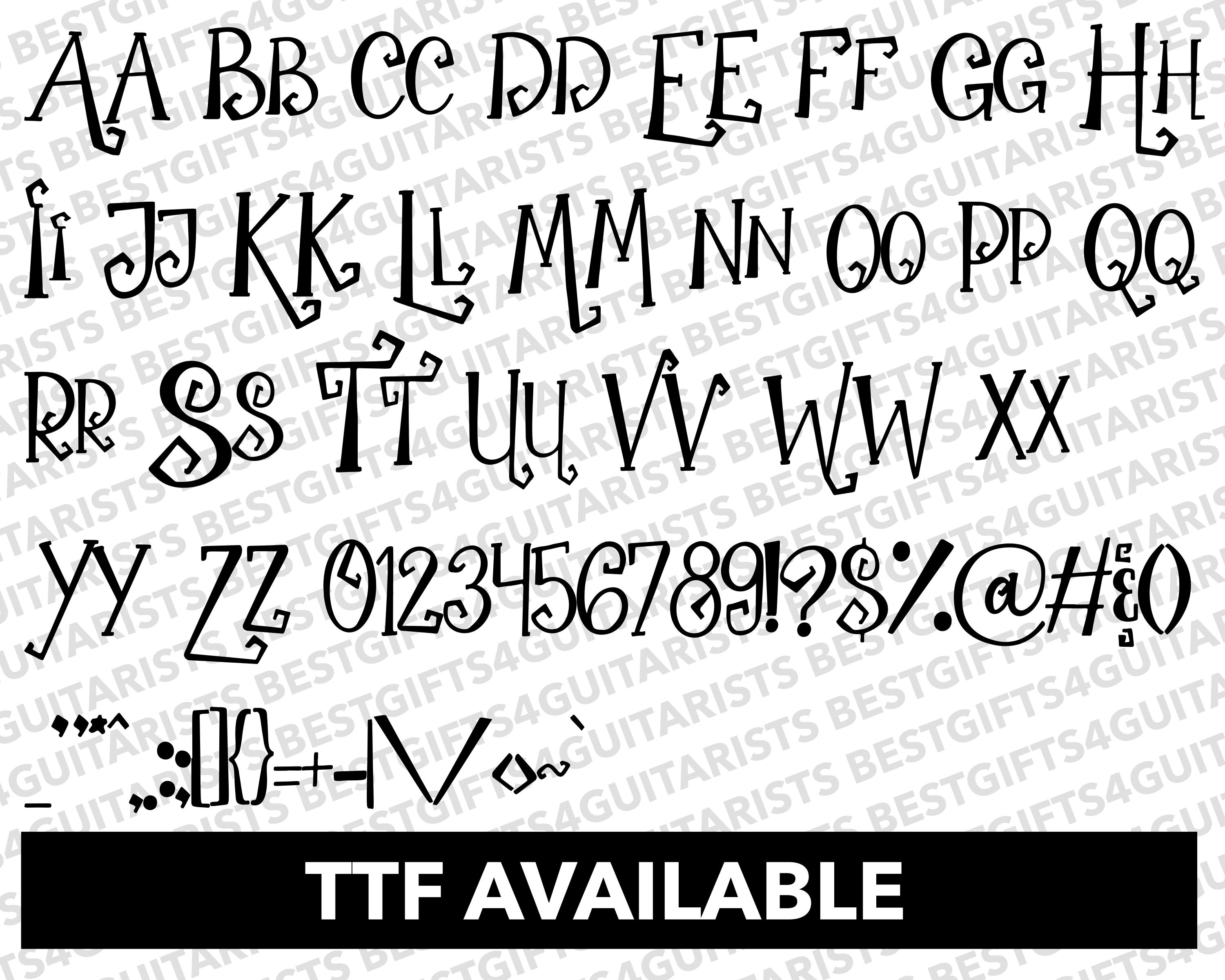 Wicked Witch Font SVG, Witch Font for Canva, Magic Font SVG, PNG, Jpg ...