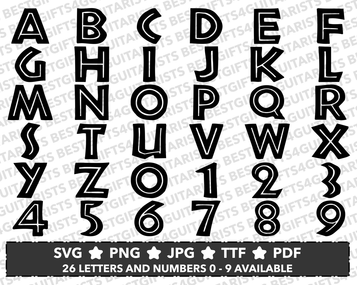 Thick Outline Font SVG, Tribal Font TTF, Polynesian Letters Svg, Png ...